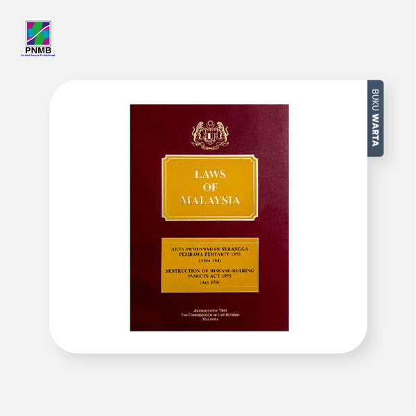 Akta Pemusnahan Serangga Pembawa Penyakit (Akta 154) - PNMB2U