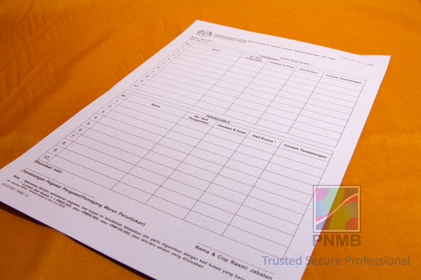 Kad Contoh Tandatangan (Ap10) (KEW 290) - PNMB2U